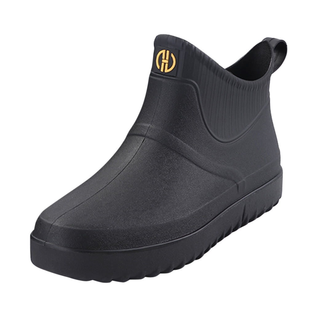 BinBiL Boots Slip Water On Waterproof Outdoor Men Rain Ankle Casual ...