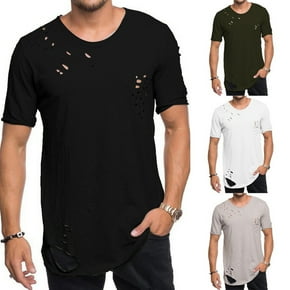 Shop Ripped Men's Shirts in Various Styles and Colors at Walmart