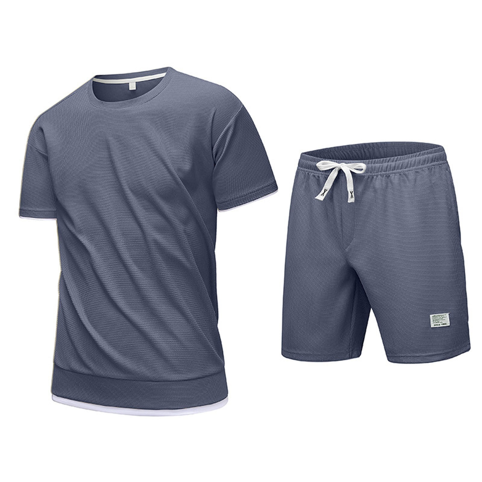 BinBiL Men's Shirt and Shorts Set 2 Piece Outfits Fashion Summer ...