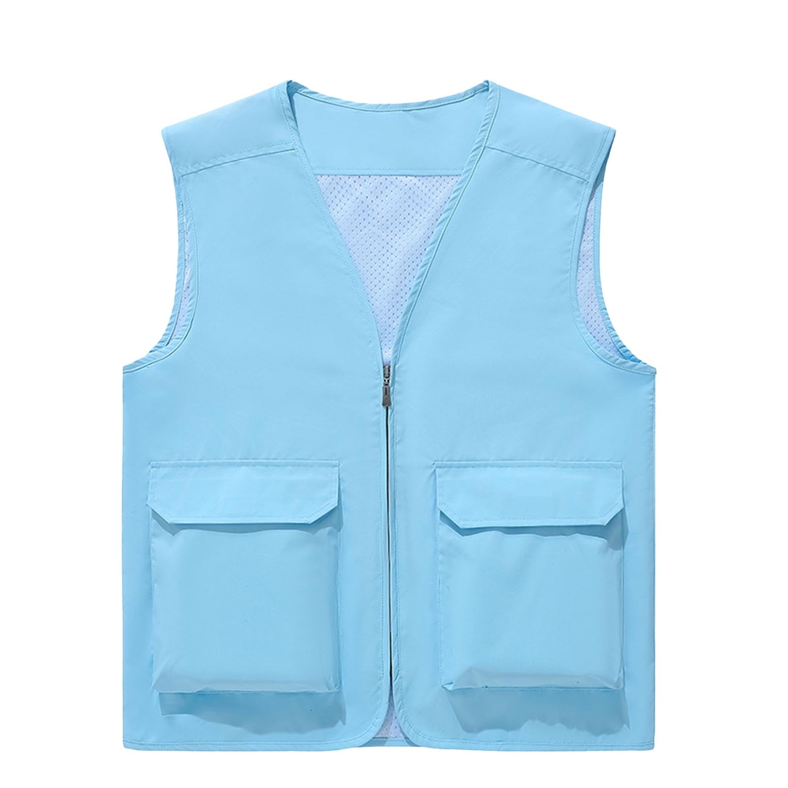 BinBiL Mens Casual Lightweight Outdoor Vest Fishing Work Safari Travel ...