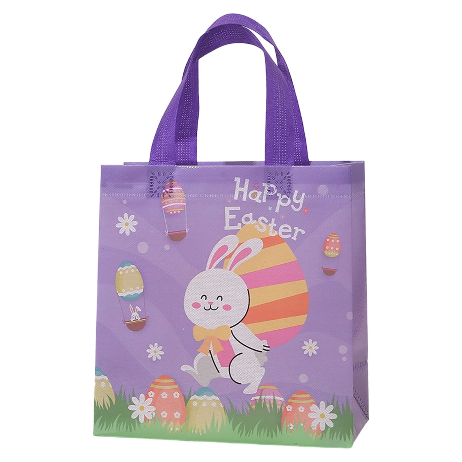BinKFF 1PCS Happy Easter Bags Bunny Carrot Chick Egg Treat Gift Non ...
