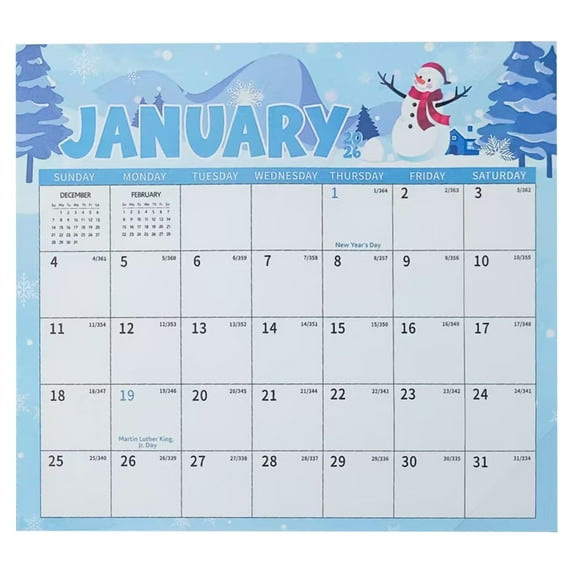 BinKFF Aesthetic 2026-2027 Magnetic Calendar for Refrigerator, 18-Month ...