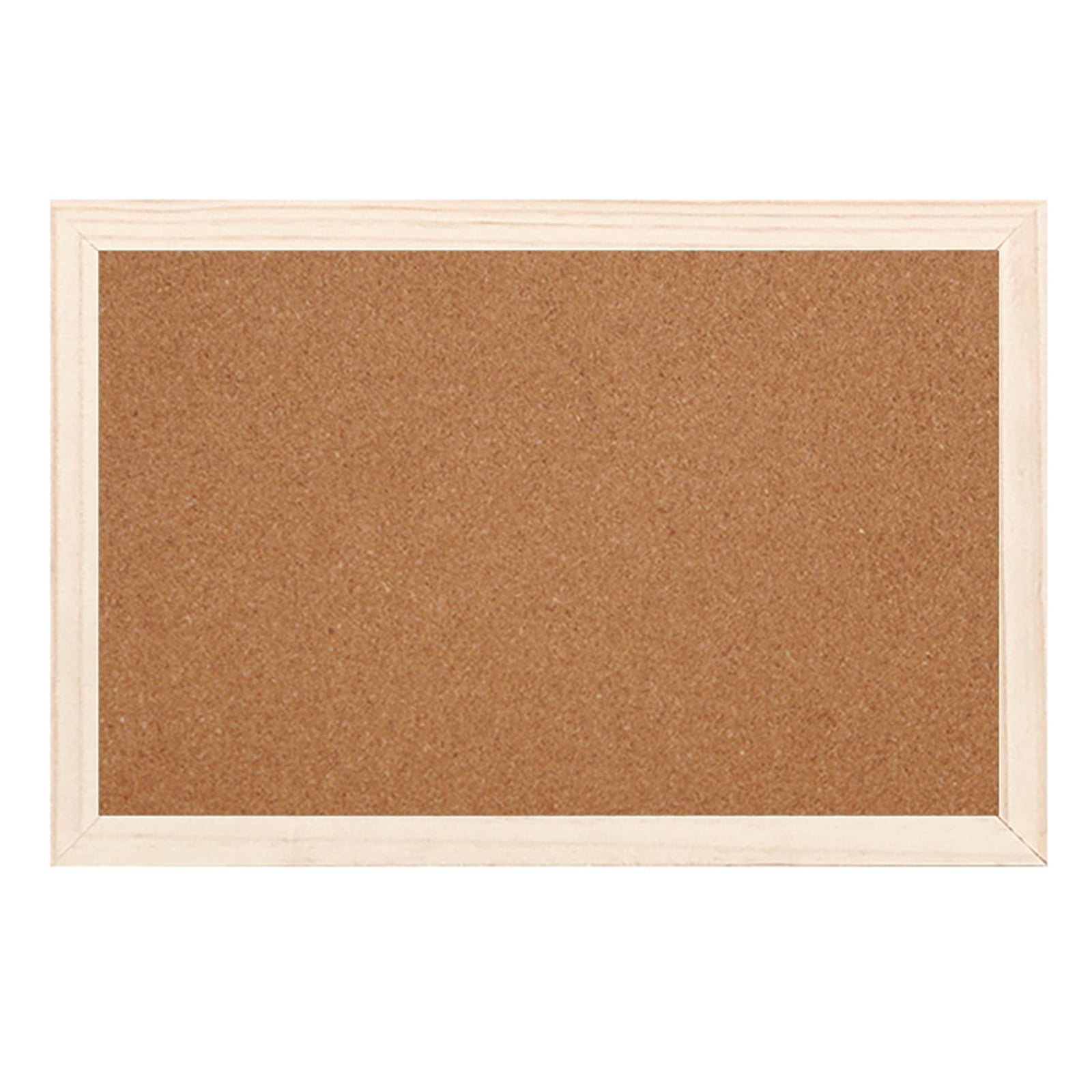 BinKFF Cork Board Bulletin Board with Linen, 16x12 Wood Frame Pin Board ...