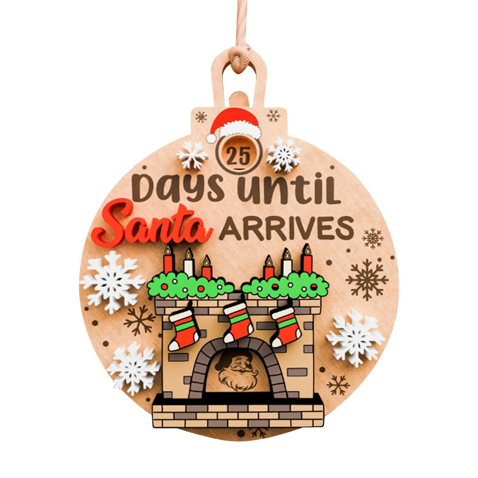 BinKFF Days Until Christmas Countdown Ornament | Multi Pattern ...