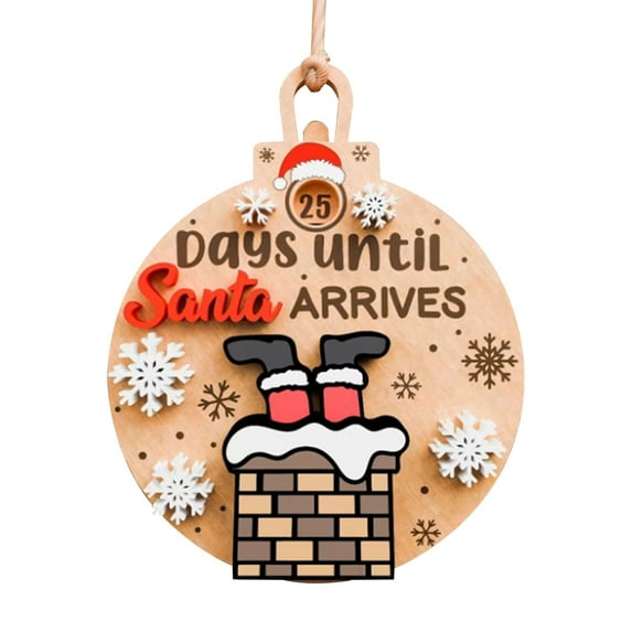 BinKFF Days Until Christmas Countdown Ornament | Multi Pattern ...
