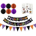 BinKFF Halloween Birthday Decorations - Happy Birthday Banner with ...