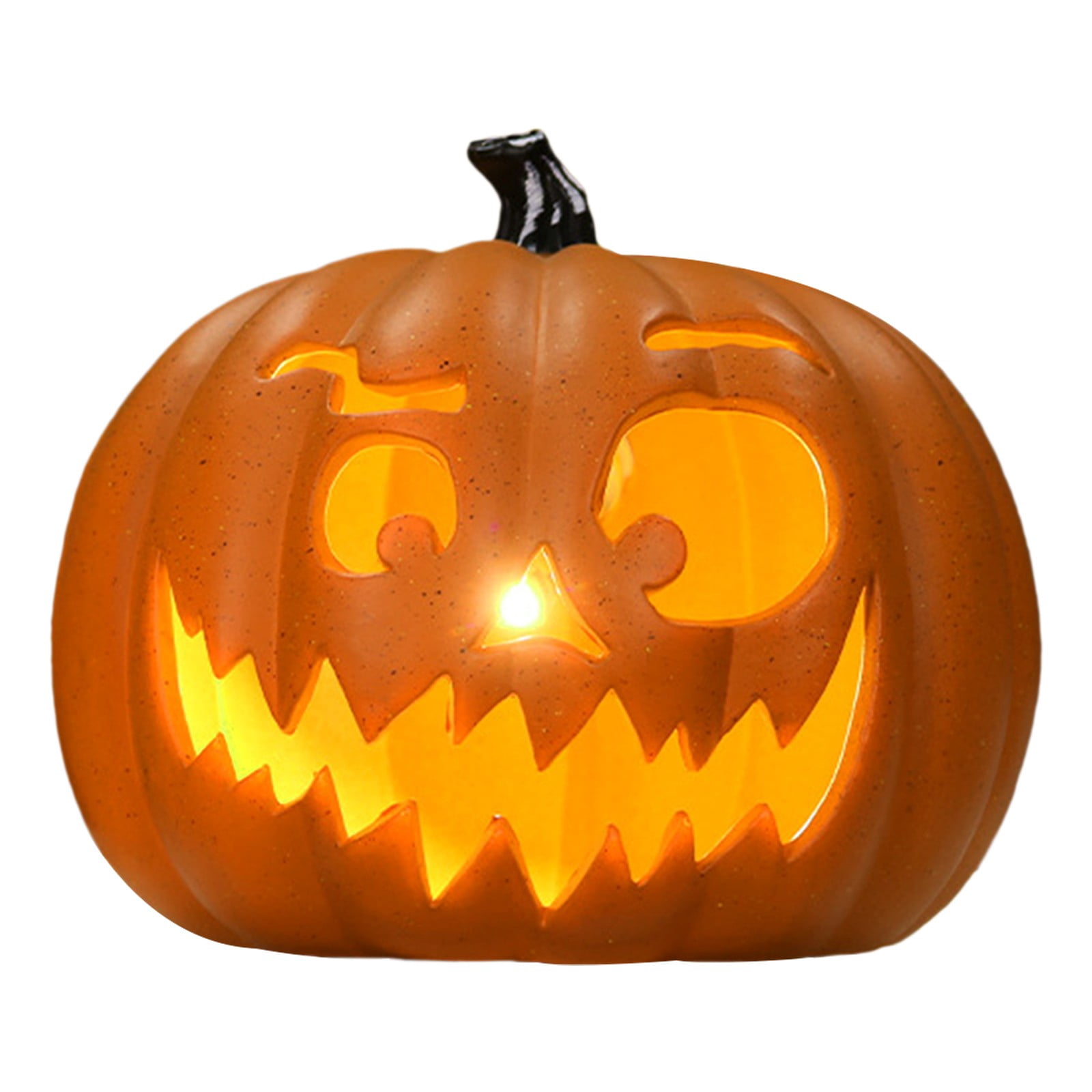 BinKFF Halloween Pumpkin Decorations Jack-O-Lantern Solar Pumpkin ...