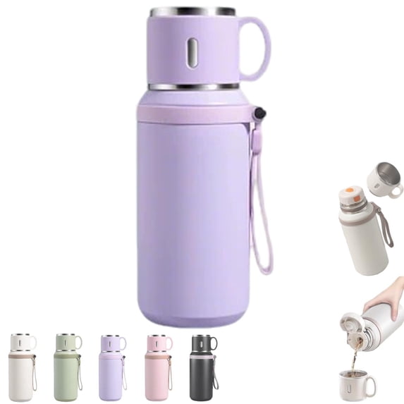 BinKFF Insulated Water Bottle-Stainless Steel Vacuum Coffee Cup with ...