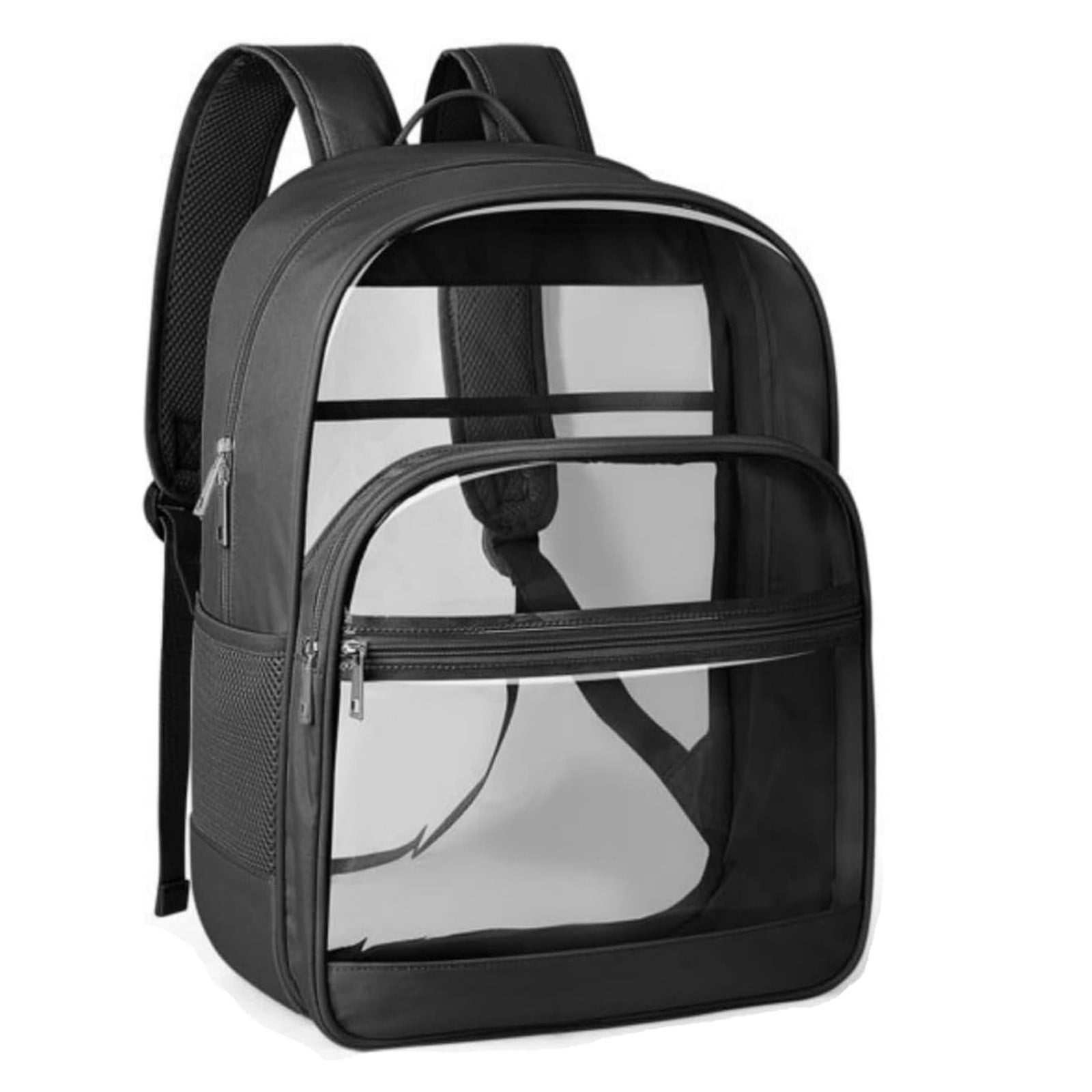 BinKFF Laptop Backpack for Women, Clear Backpack Transparent Bookbag ...