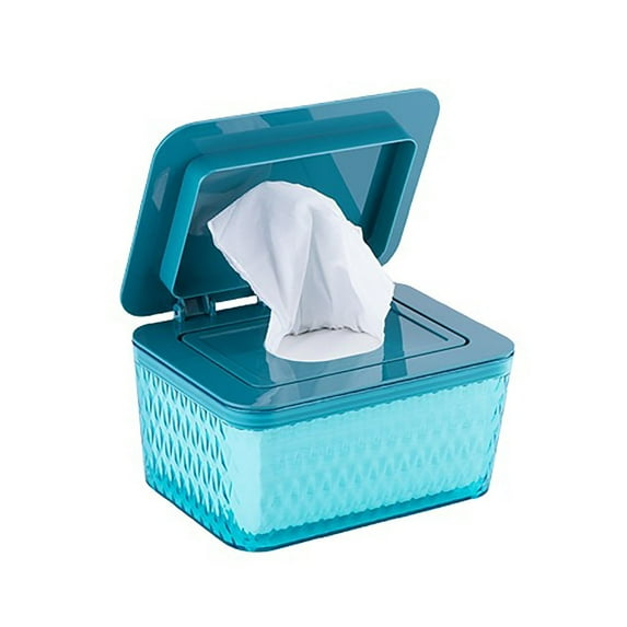 BinKFF Rectangular Tissue Box Holder - Clear Acrylic Facial Tissue ...