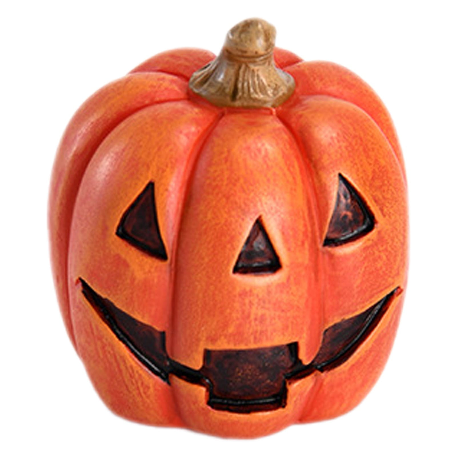 BinKFF Resin Pumpkins for Decorating Fall Halloween Miniature Pumpkin ...