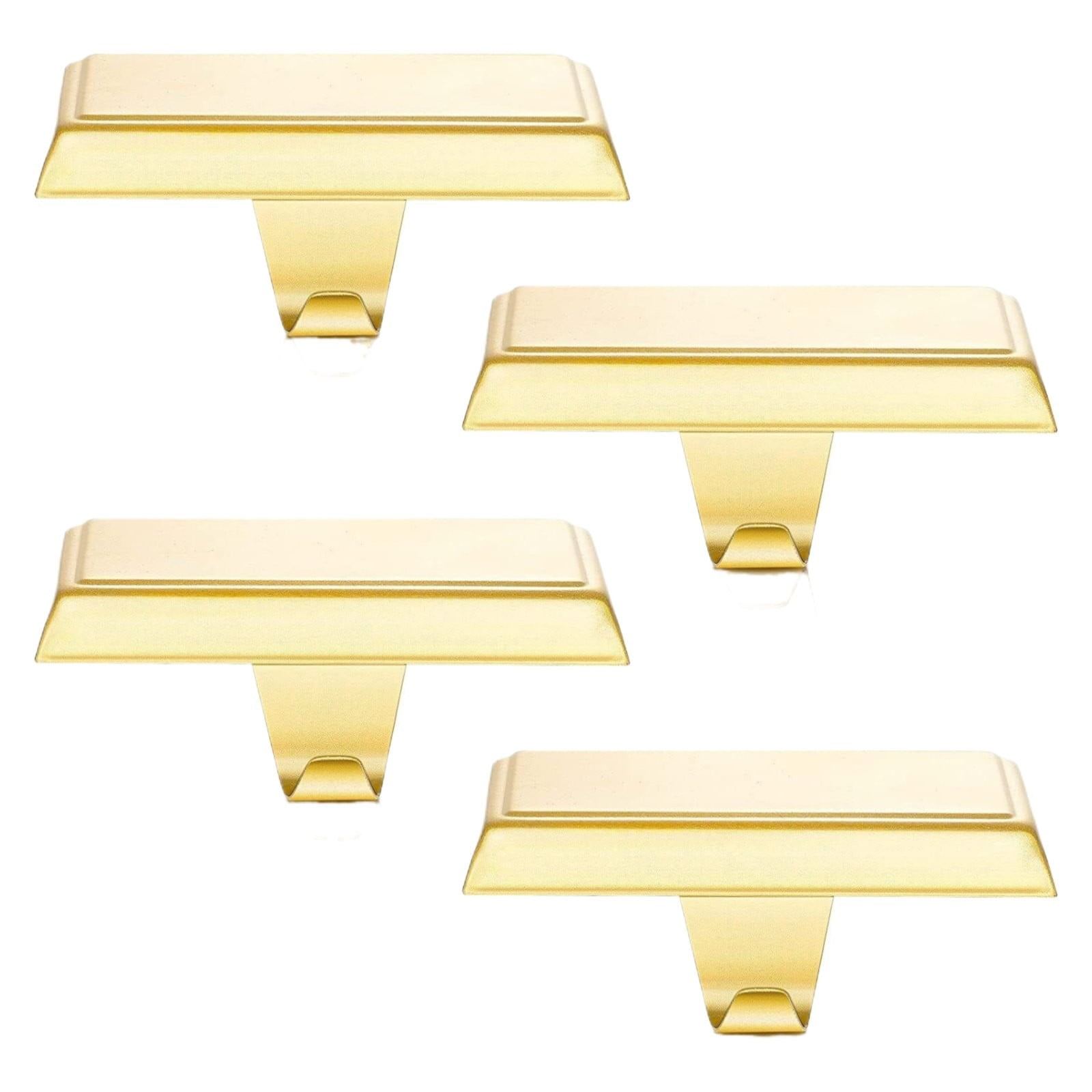 BinKFF Set of 4 Metal Christmas Stocking Holders for Mantle Heavy Duty ...