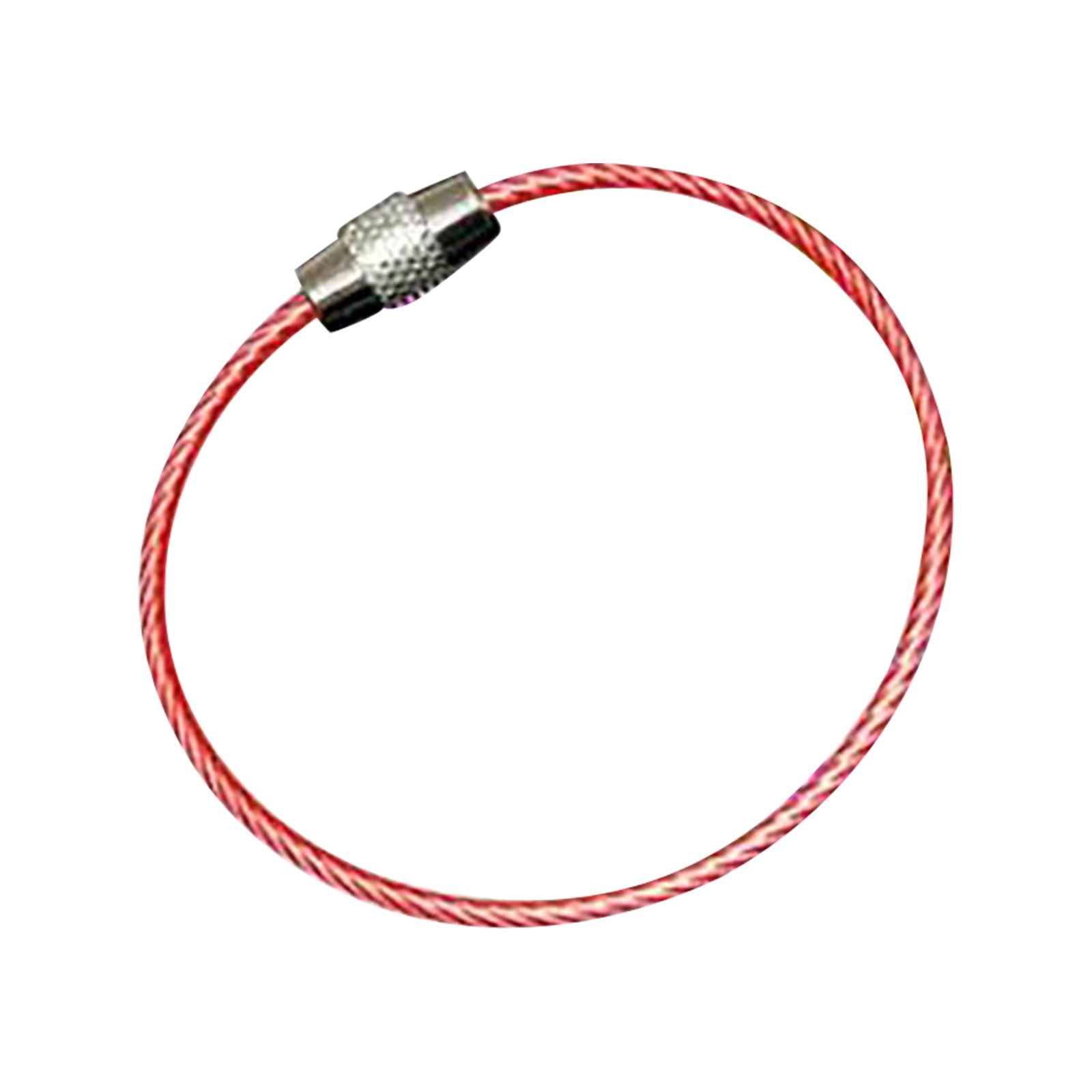 BinKFF Stainless Steel Loops 2mm Coated Wire Keychain Cable Large ...