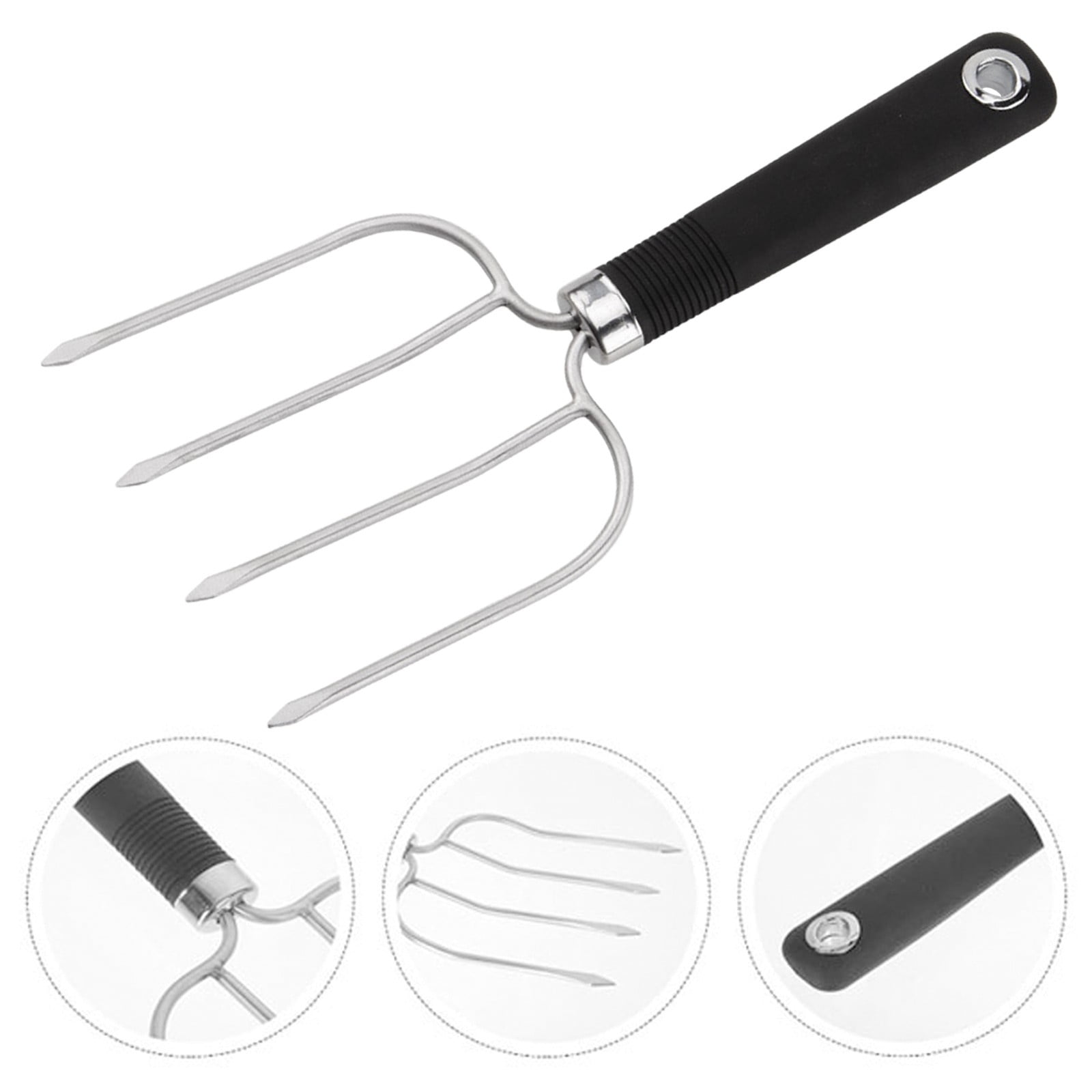 BinKFF Turkey Lifting Forks, Meat Claws, Stainless Steel Poultry ...