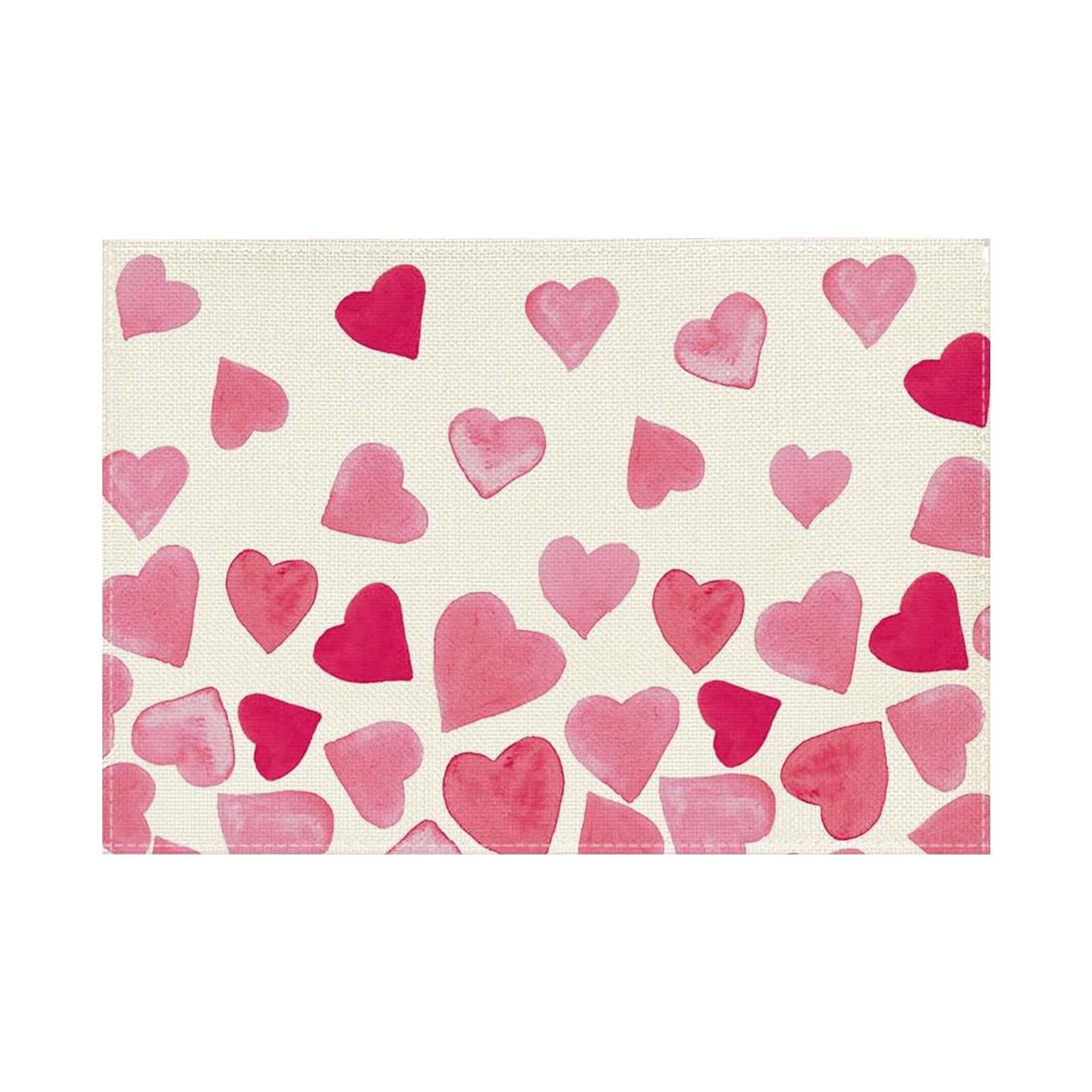 BinKFF Valentine’s Day Watercolor Buffalo Plaid Hearts Truck Love ...