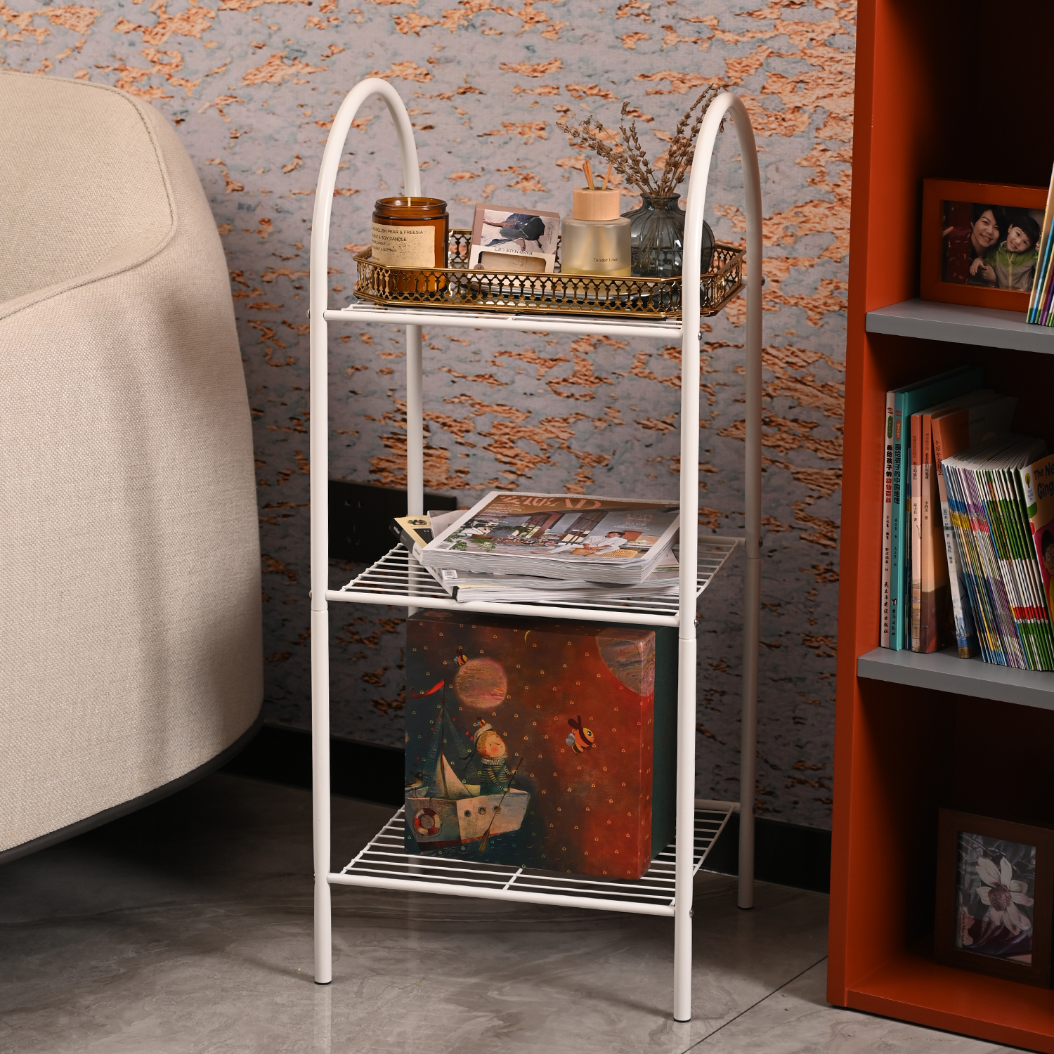 Cal Mil 3448-99 Madera 2-Bin Merchandiser Rack - Black & Brown ...