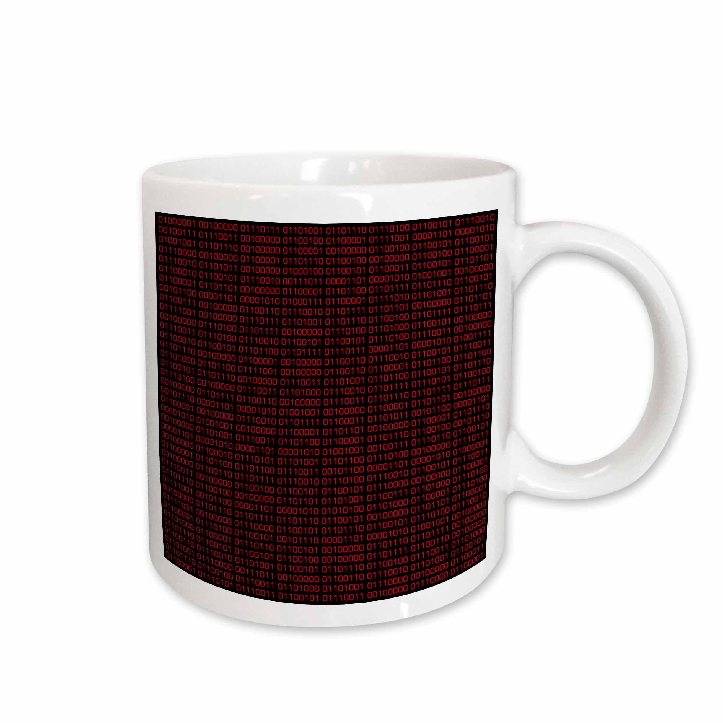 Binary Code - Black and Red 15oz Mug mug-35448-2 - Walmart.com