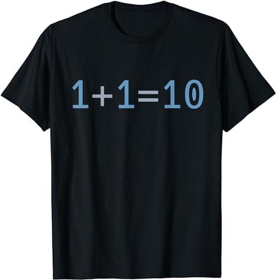 Binary Code Funny Programming IT Gift Black T-Shirt - Walmart.com