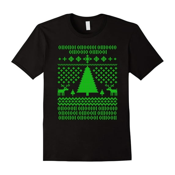 Binary Code Geek Nerd Funny Christmas Holiday Retro Vintage T Shirt for Men and Women, up to 5XL ...