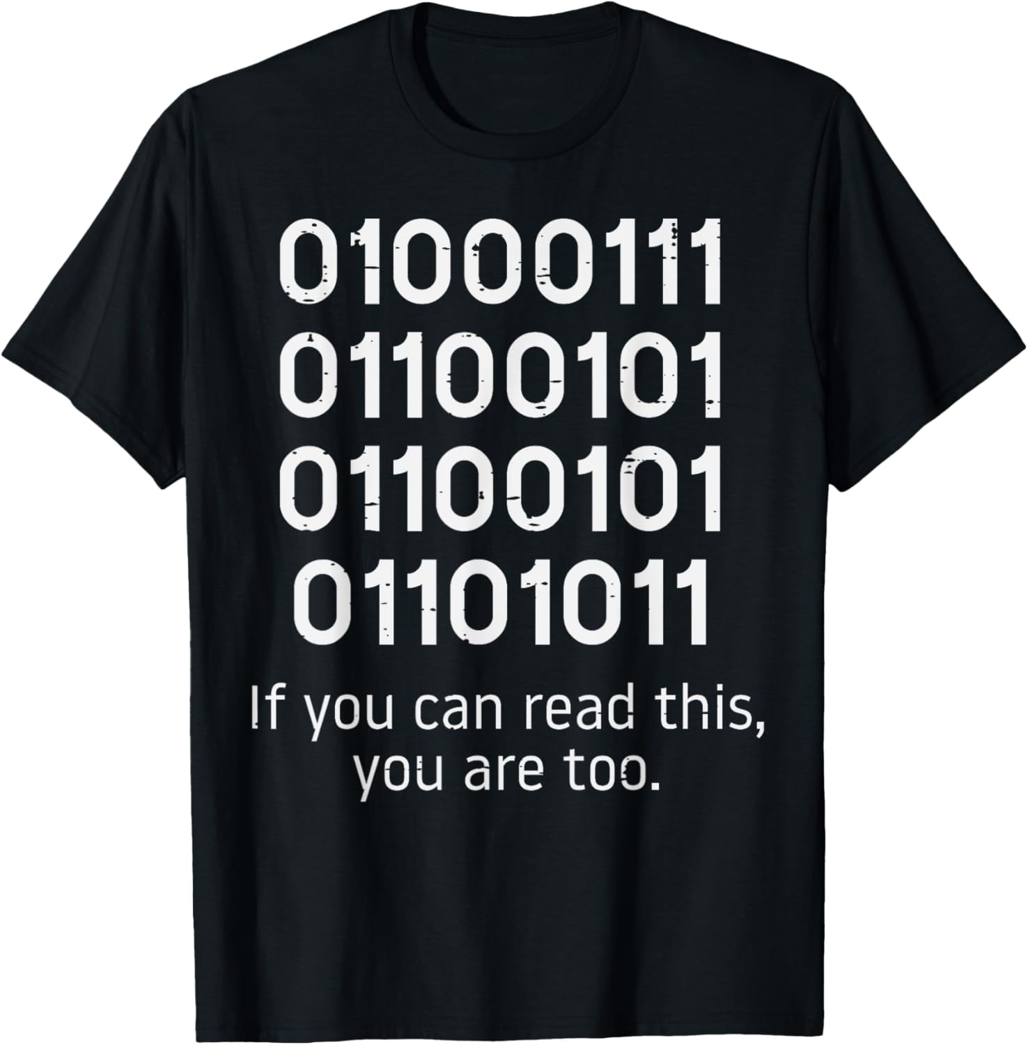 Binary Code If You Can Read This Programmer Coder Men Women T-Shirt - Walmart.com