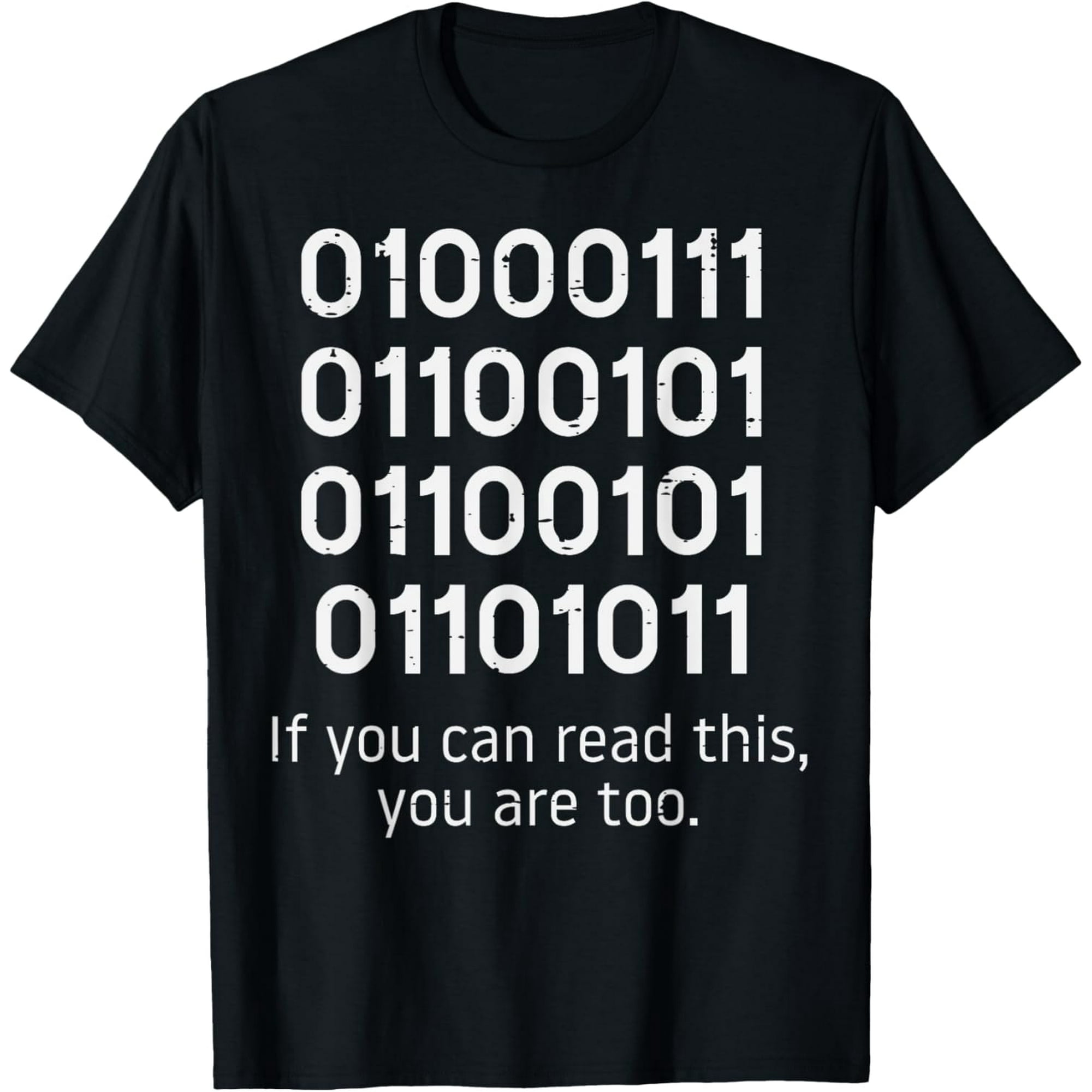 Binary Code If You Can Read This Programmer Coder Men Women T-Shirt - Walmart.com