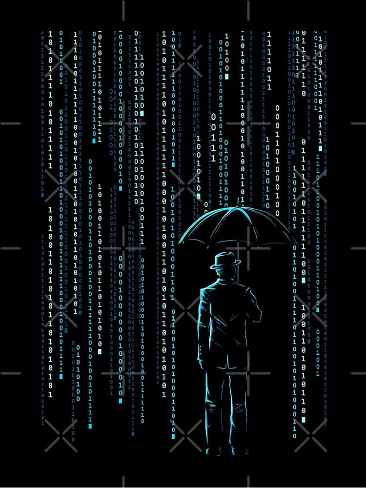 Binary Code | Matrix Digital Storm Fashion Art Decor Frame - Walmart.com