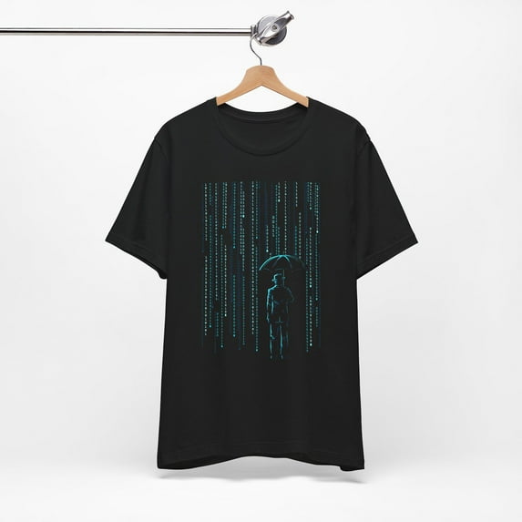 Binary Code Matrix Simulation Graphic Tee, Programming & Coding Science ...
