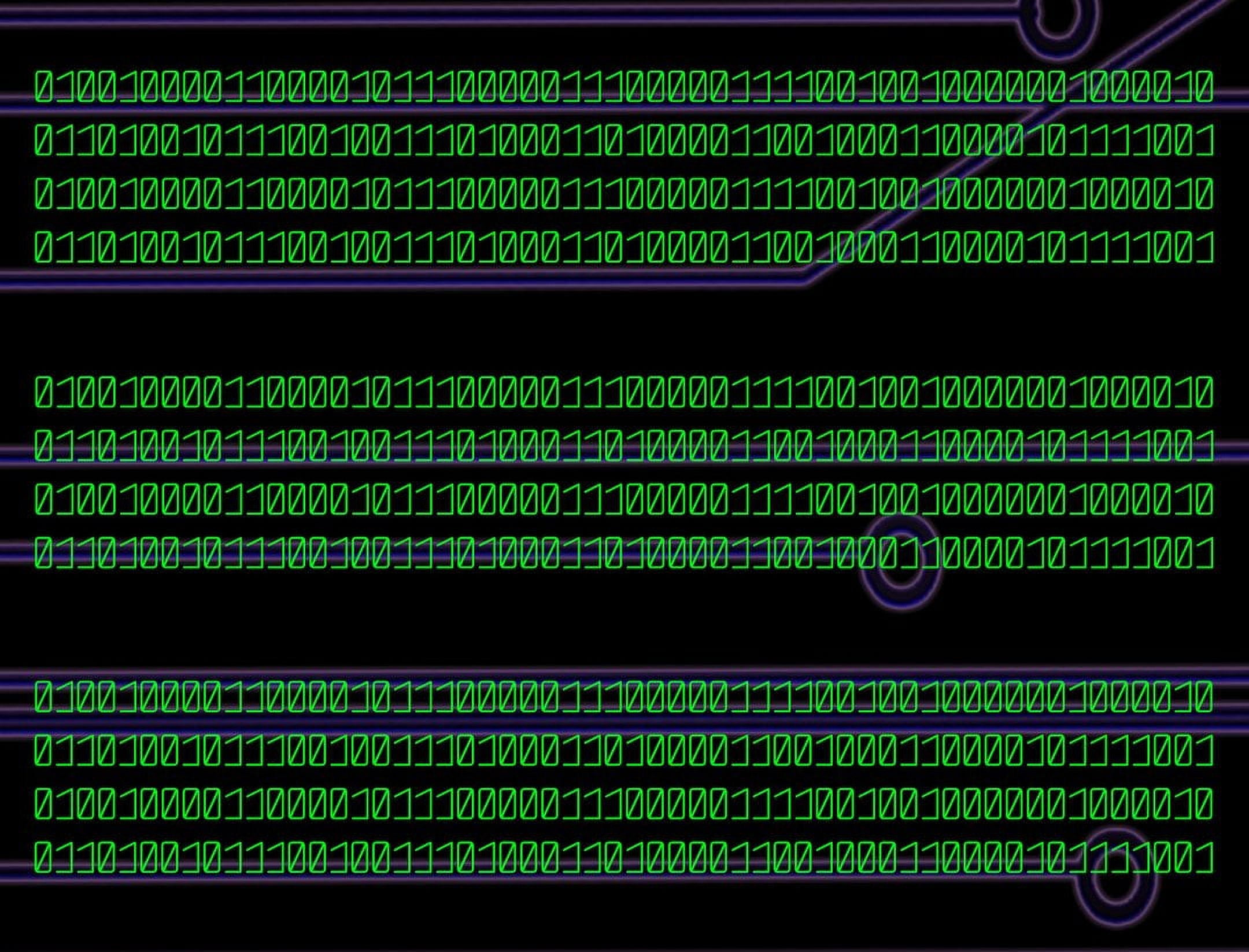 Binary Computer Code Happy Birthday Edible Cake Topper Image Strips ...
