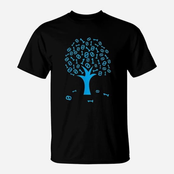 Binary Tree Computer Science Lovers Coding Tshirt - Walmart.com