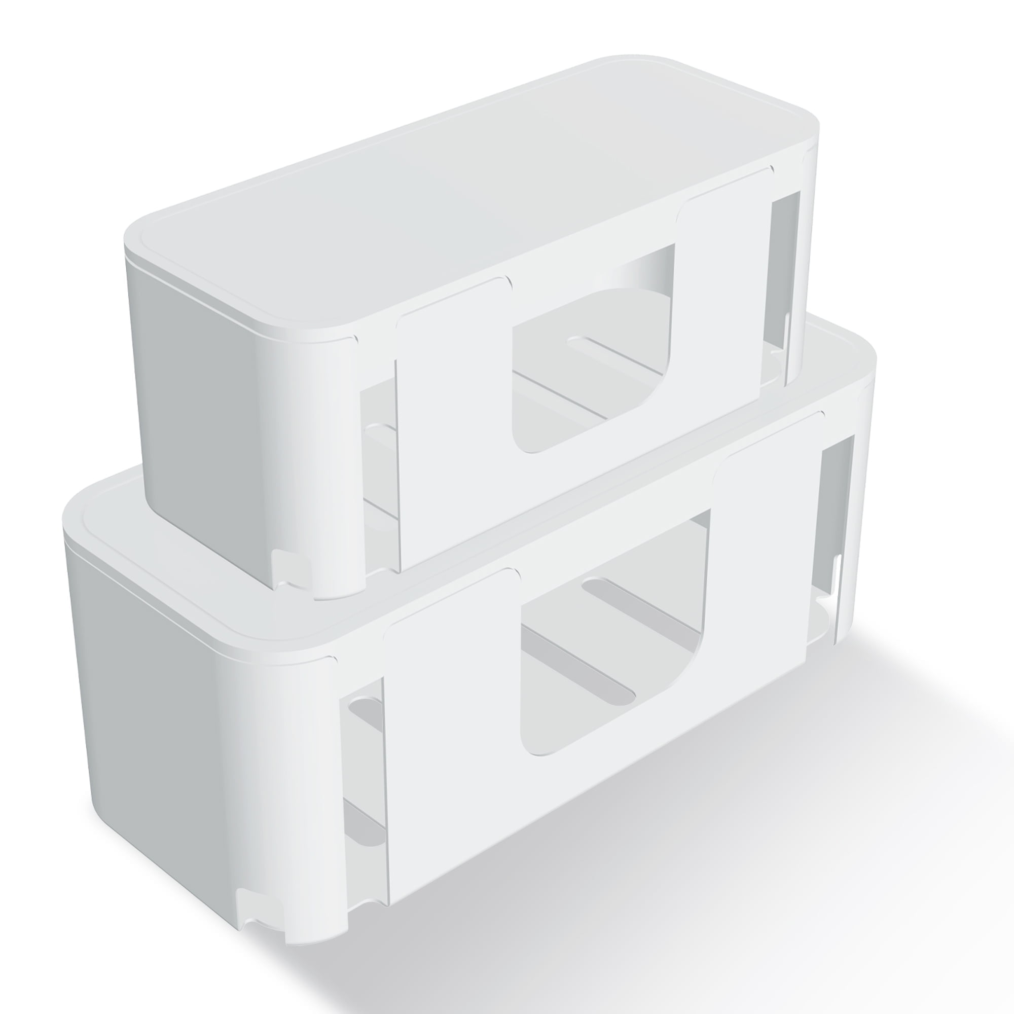Binazon Cable Management Box, Cord Organizer Box for Table, Hide Power ...