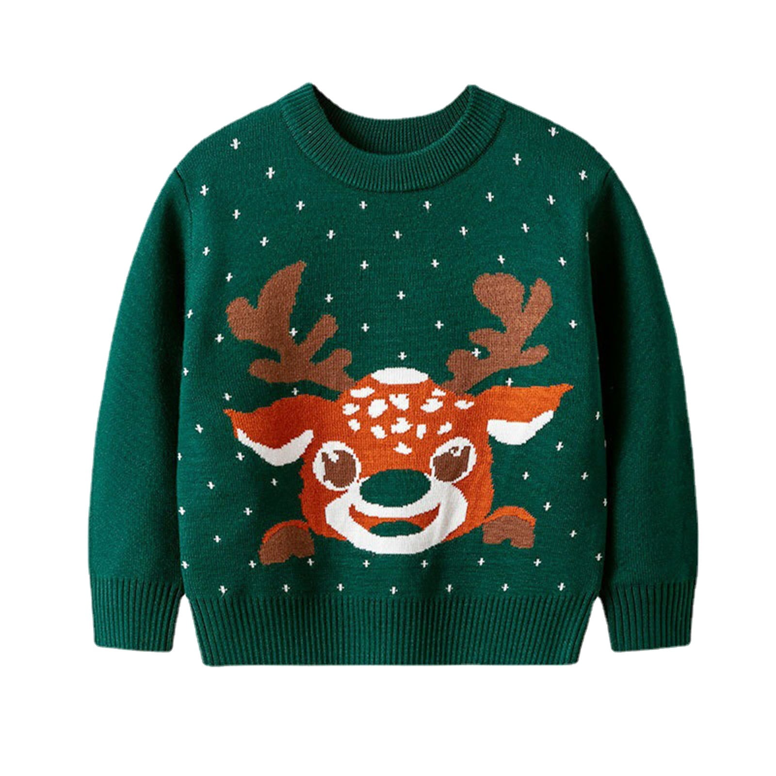 Binbangqi Baby Girl Christmas Sweater Xmas Winter Cute Cartoon Prints ...