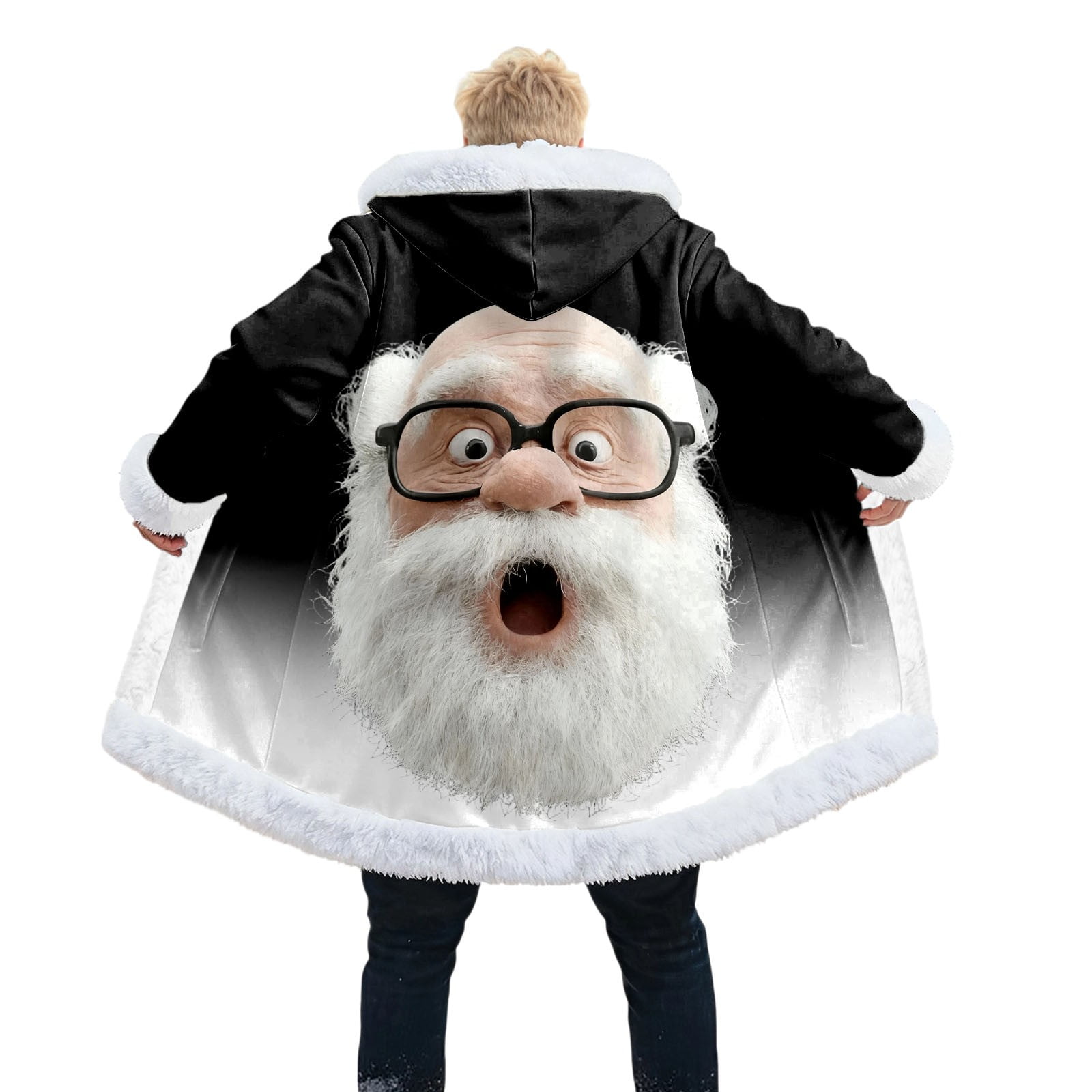 Binbangqi Men's Hooded Zip Up Jacket Stand Collar Casual Long Jacket ...