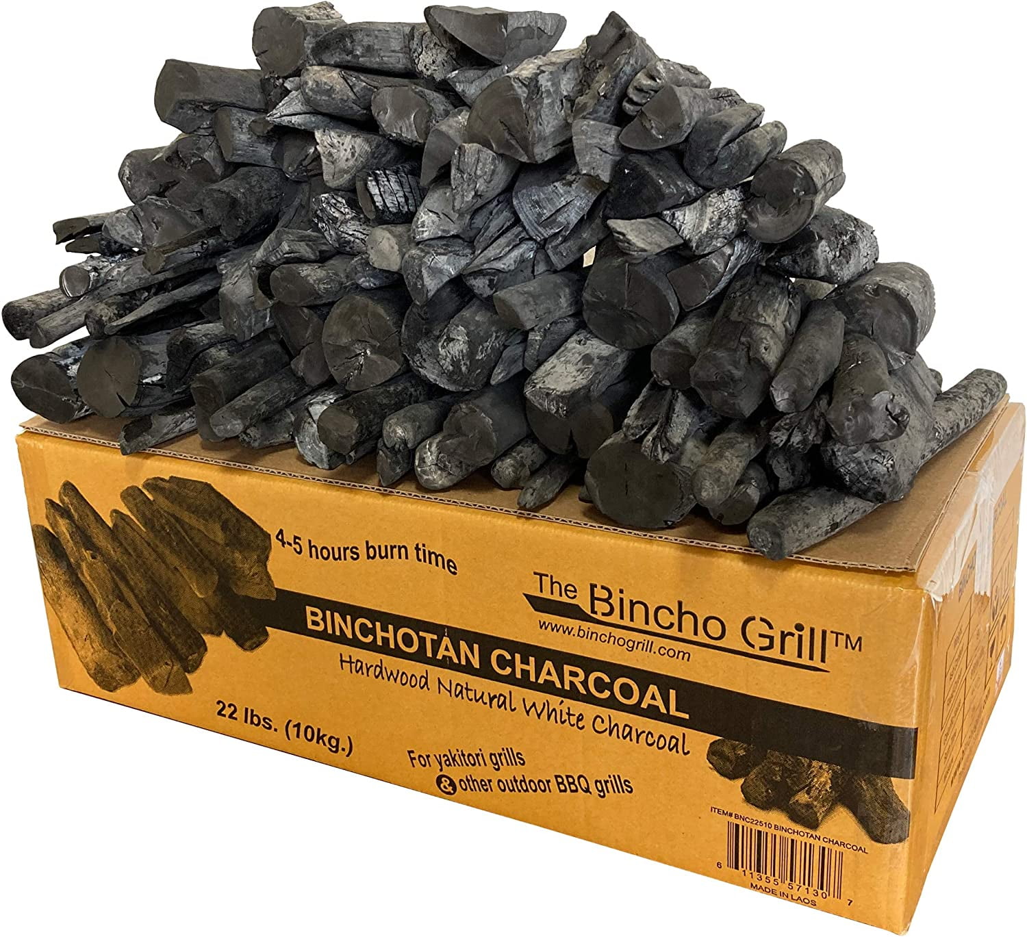 Binchotan Charcoal 22lbs. (10kg) High-Grade for Yakitori and Japanese ...