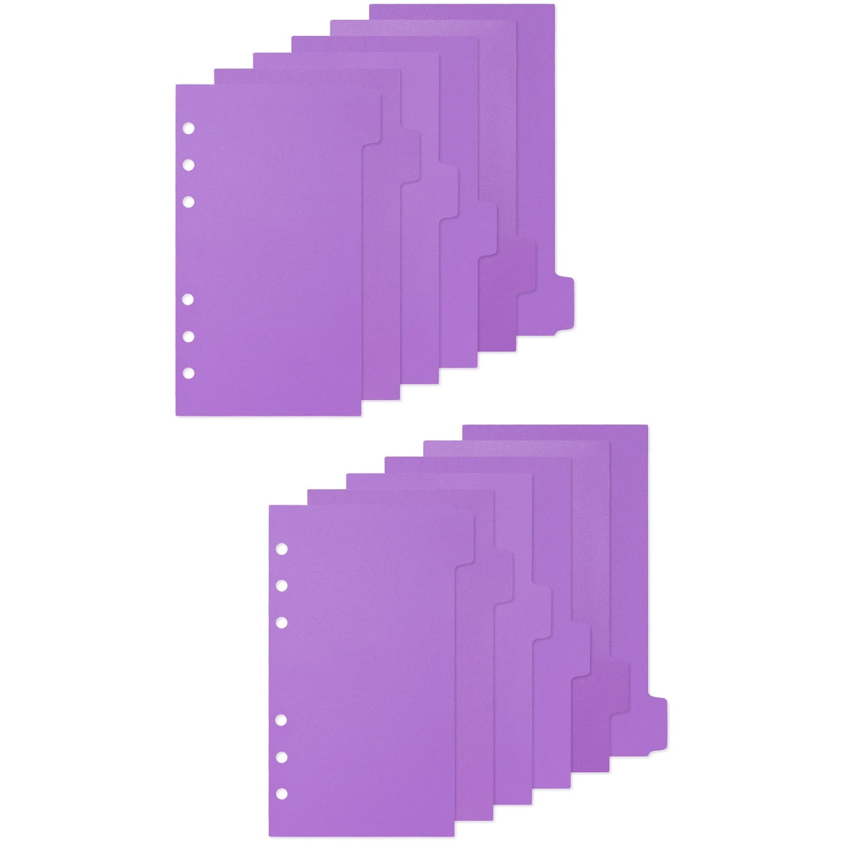Binder 12 Sheets Tabs Index Dividers Organizer Pocket Separator Folder ...