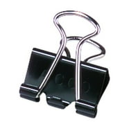 ACCO Small Binder Clips, Black, 12 Count (A7072020) - Walmart.com