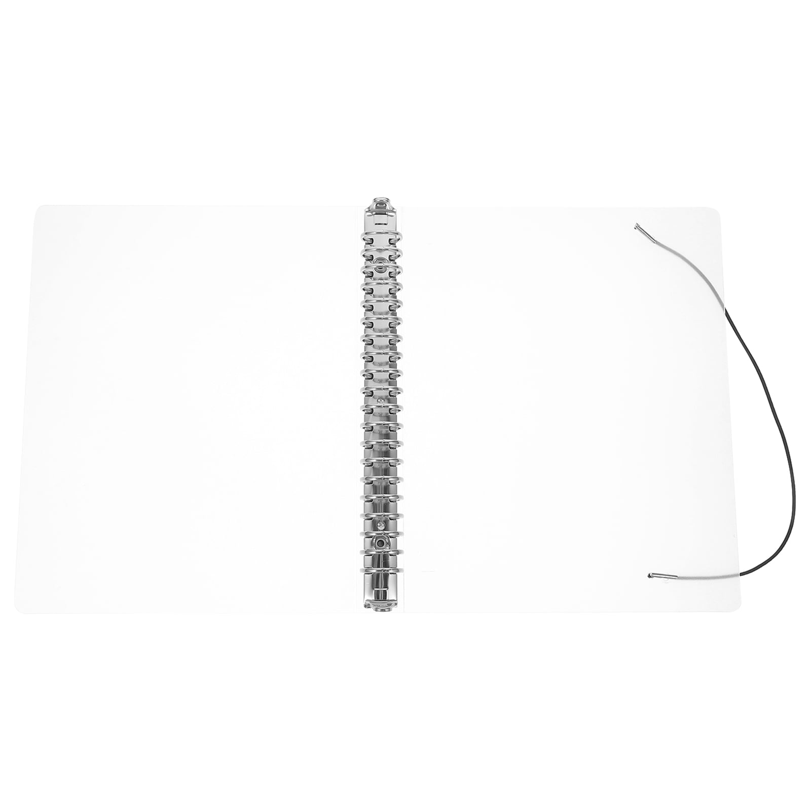 FELTECHELECTR Refillable Notebook Binder Transparent 1Pack 8.9X7.1X1 ...