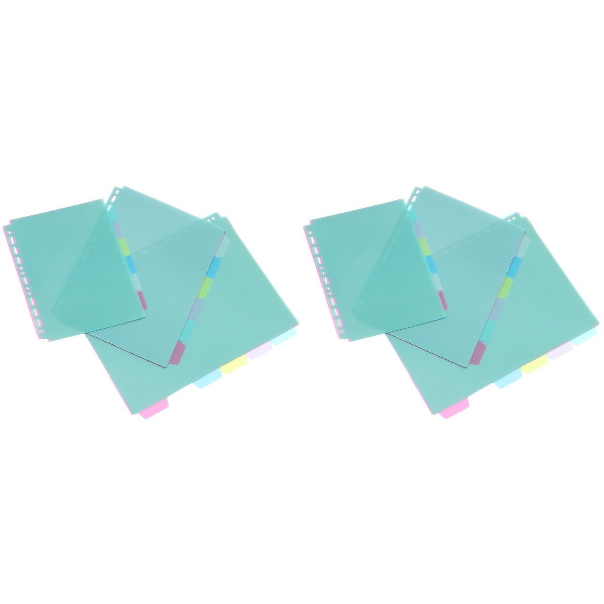 FENGGUIQU PP Index Dividers 6 Sets Separate Documents for Books and ...