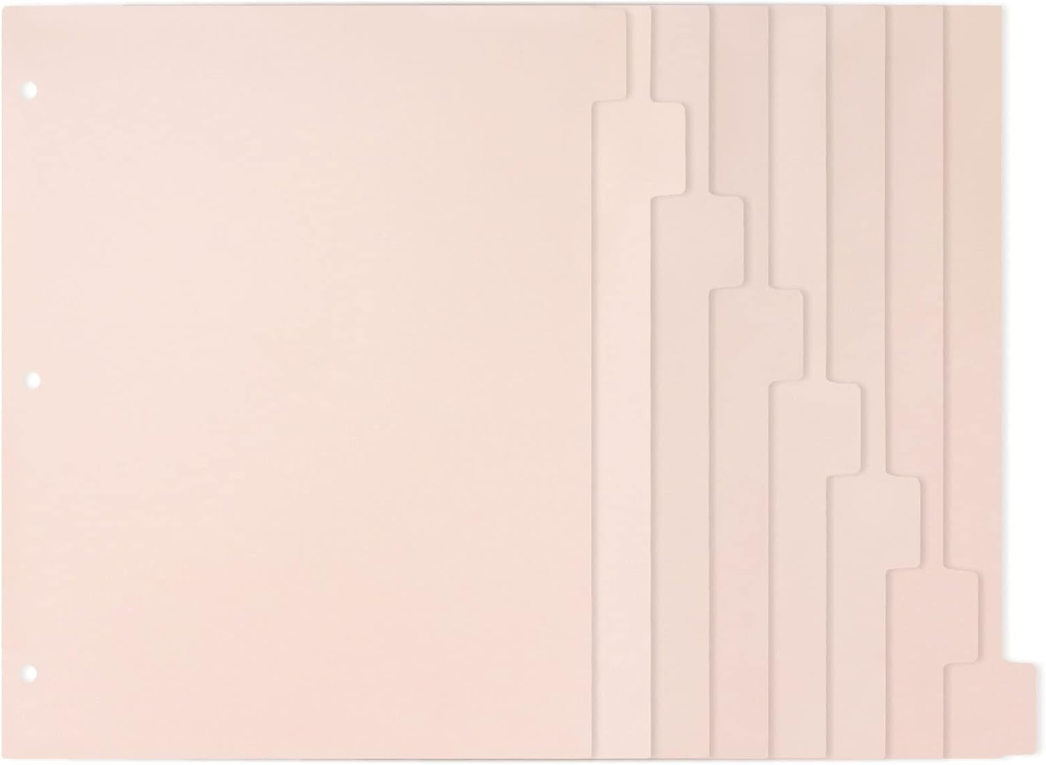 Binder Dividers 8-Tabs Dividers for 3 Ring Binder, Pastel Binder ...
