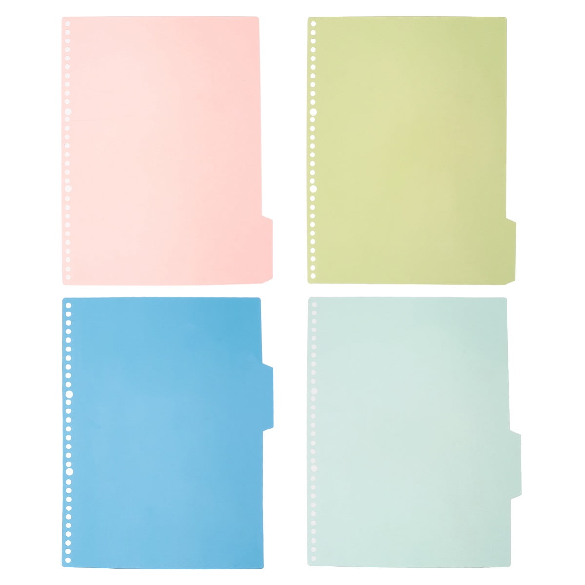 Binder Dividers, Binder Dividers, A4 Insertable Divider Assorted Colors ...