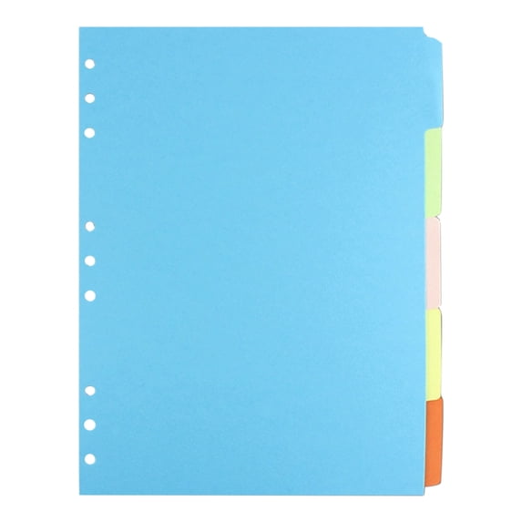 Binder Dividers with 5 Tabs, Sturdy Paper Dividers for Ring Binders ...