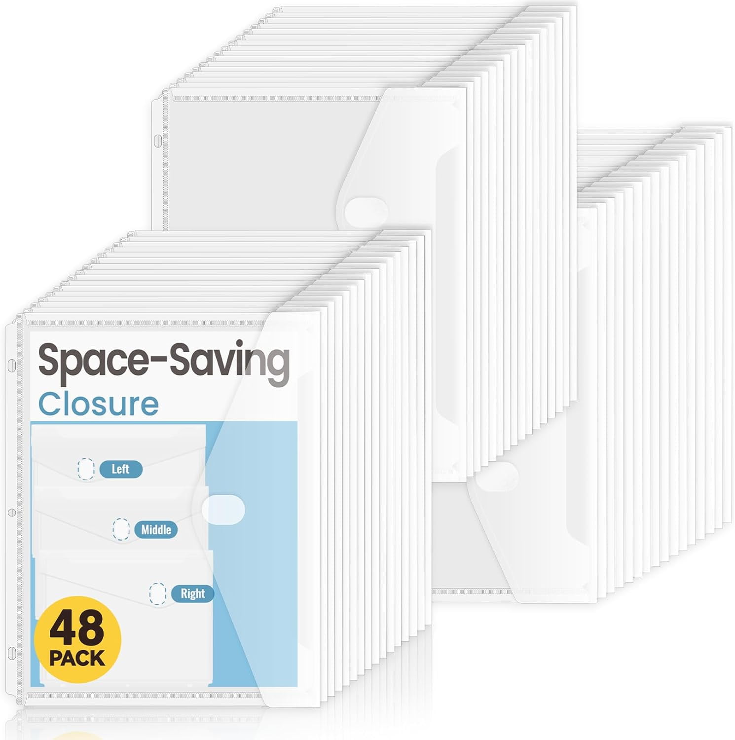 Binder Folders with Space-Saving Closure, Super Heavyweight Binder ...