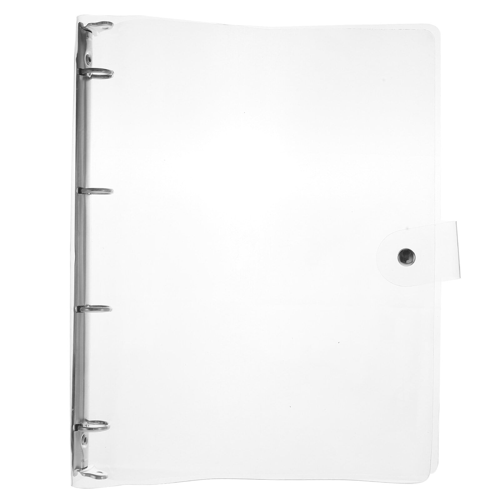 Binder Notebook Cover Transparent Pvc Plastic Case A4 Folder Ring Loose ...
