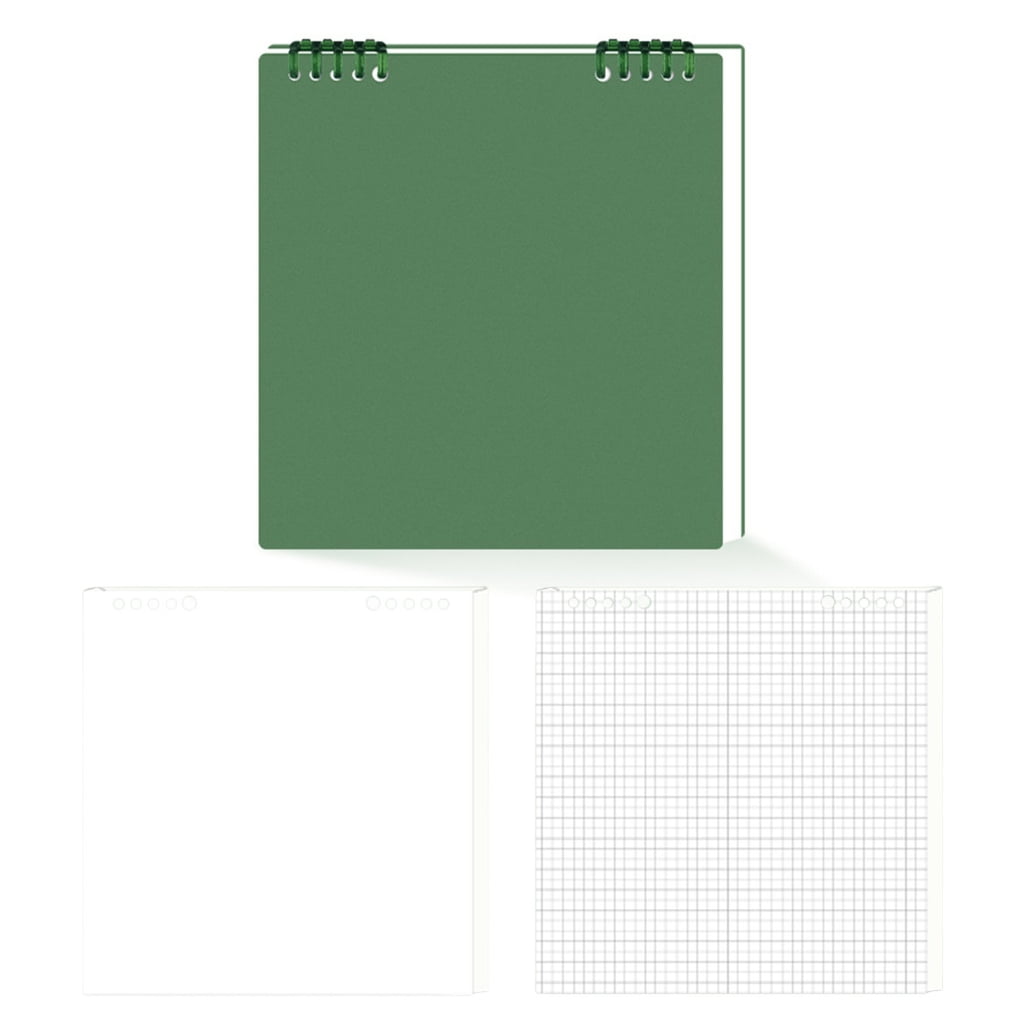 Binder Notebook Journal Water Reswistant Softcover 120 Pages Gridded ...