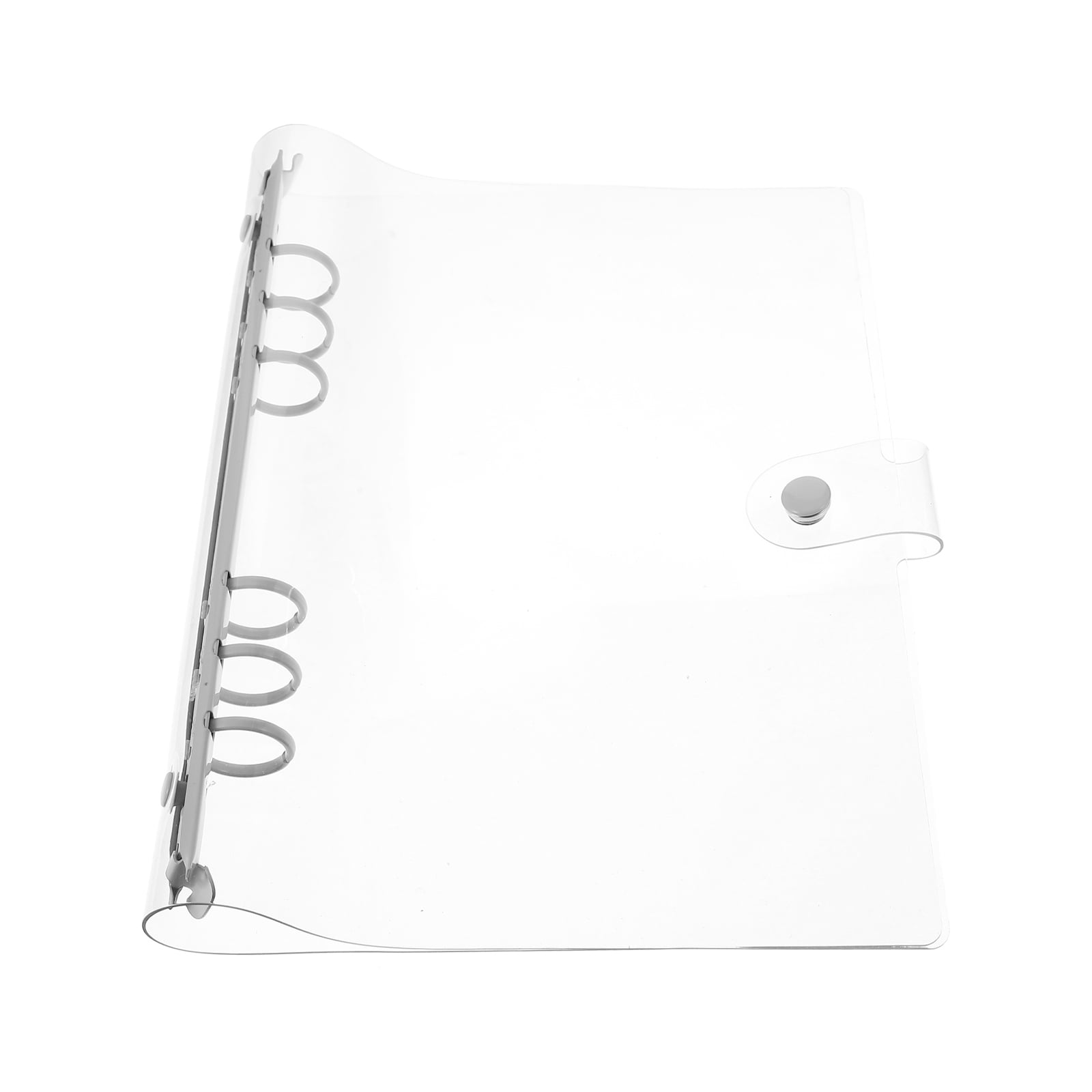 Binder Notebook Pvc Account Book Student Binder 23.5x17.5x1.5cm White ...