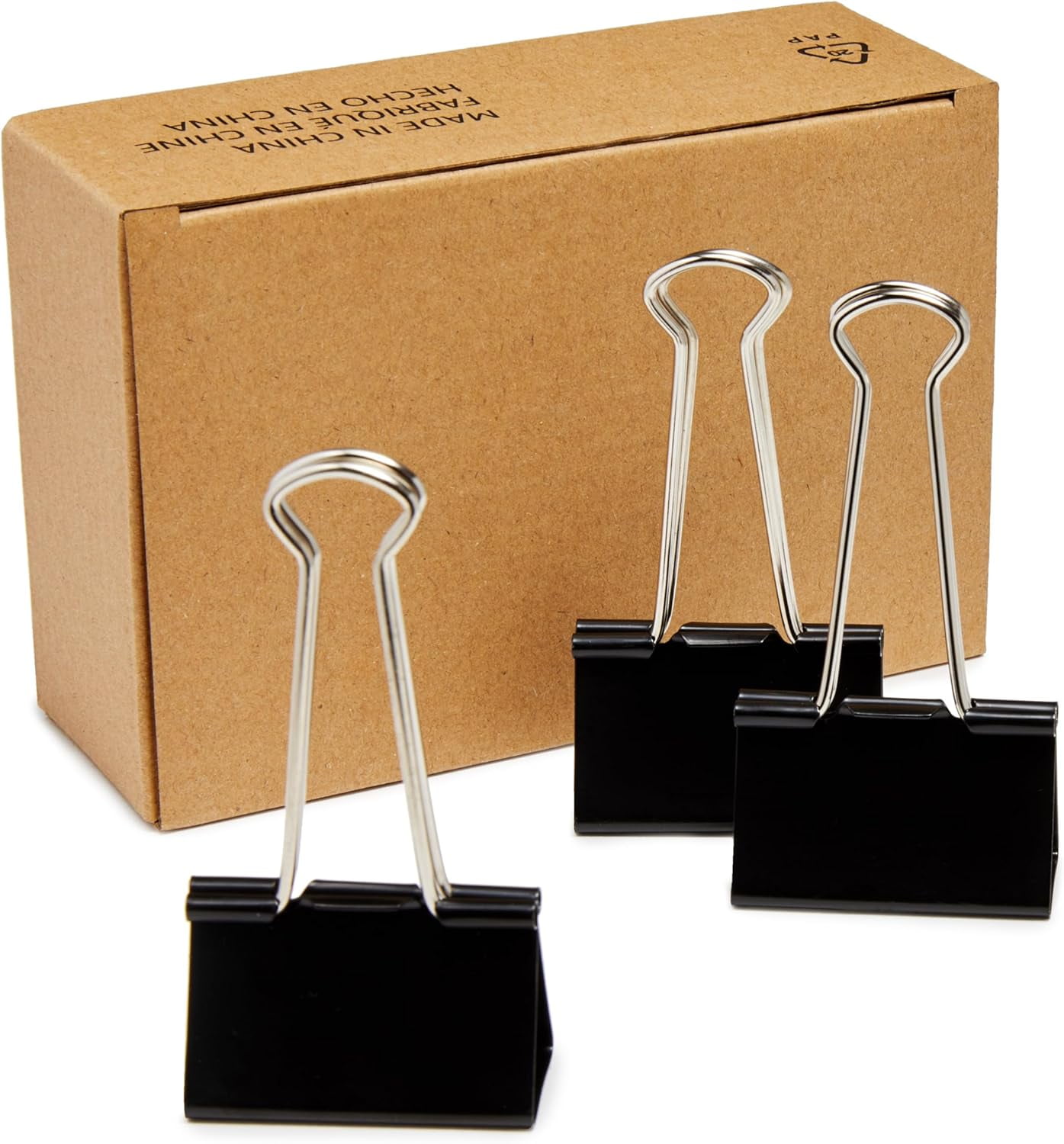 Binder Paper Clips, Medium Clip (Small Box), 24 Count, 2 Pack of 12 ...