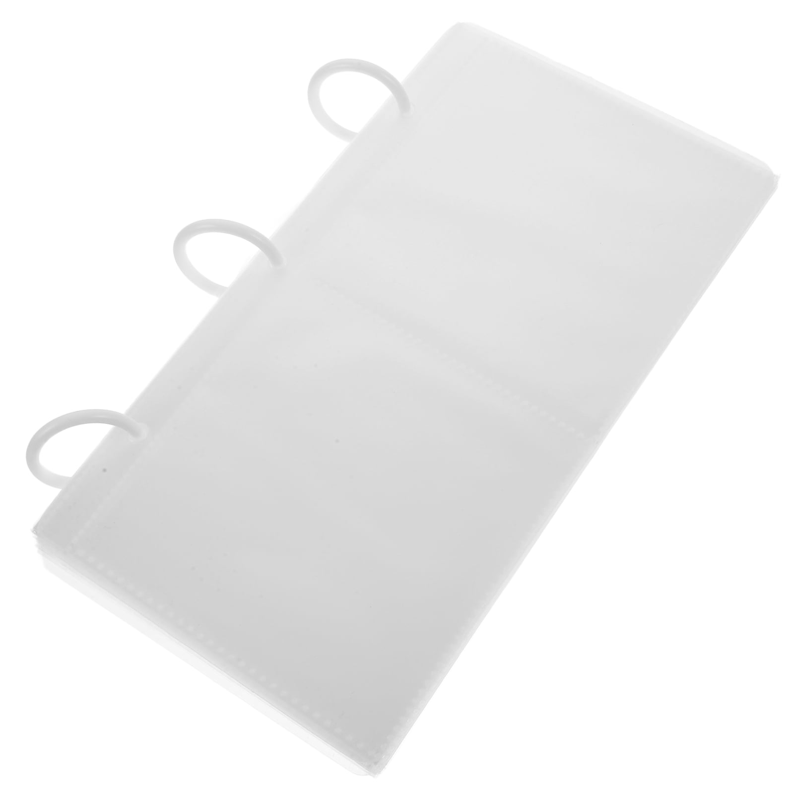 FONDOTIN Transparent Binder Photo Album with Clear Sleeves for Photo ...