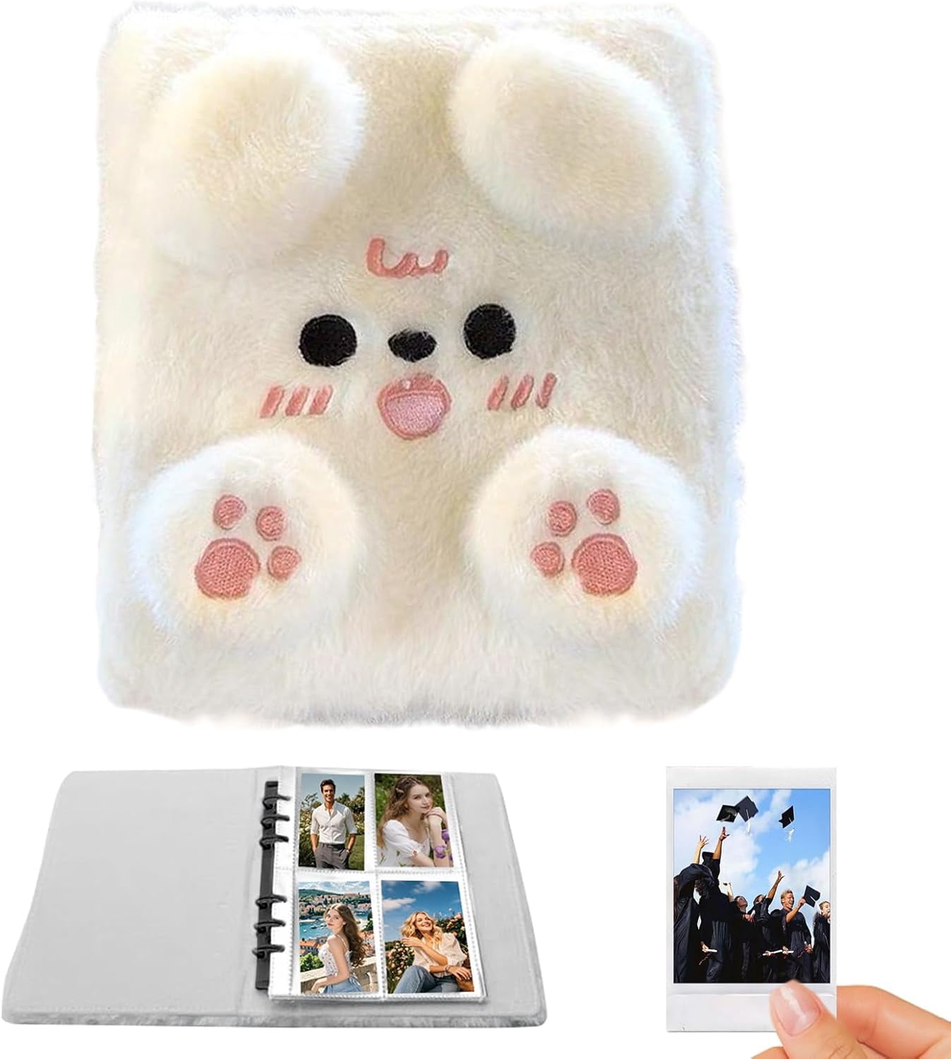 Binder Plush A6 Photo Collecting Book - Sticker Collecting Album for ...