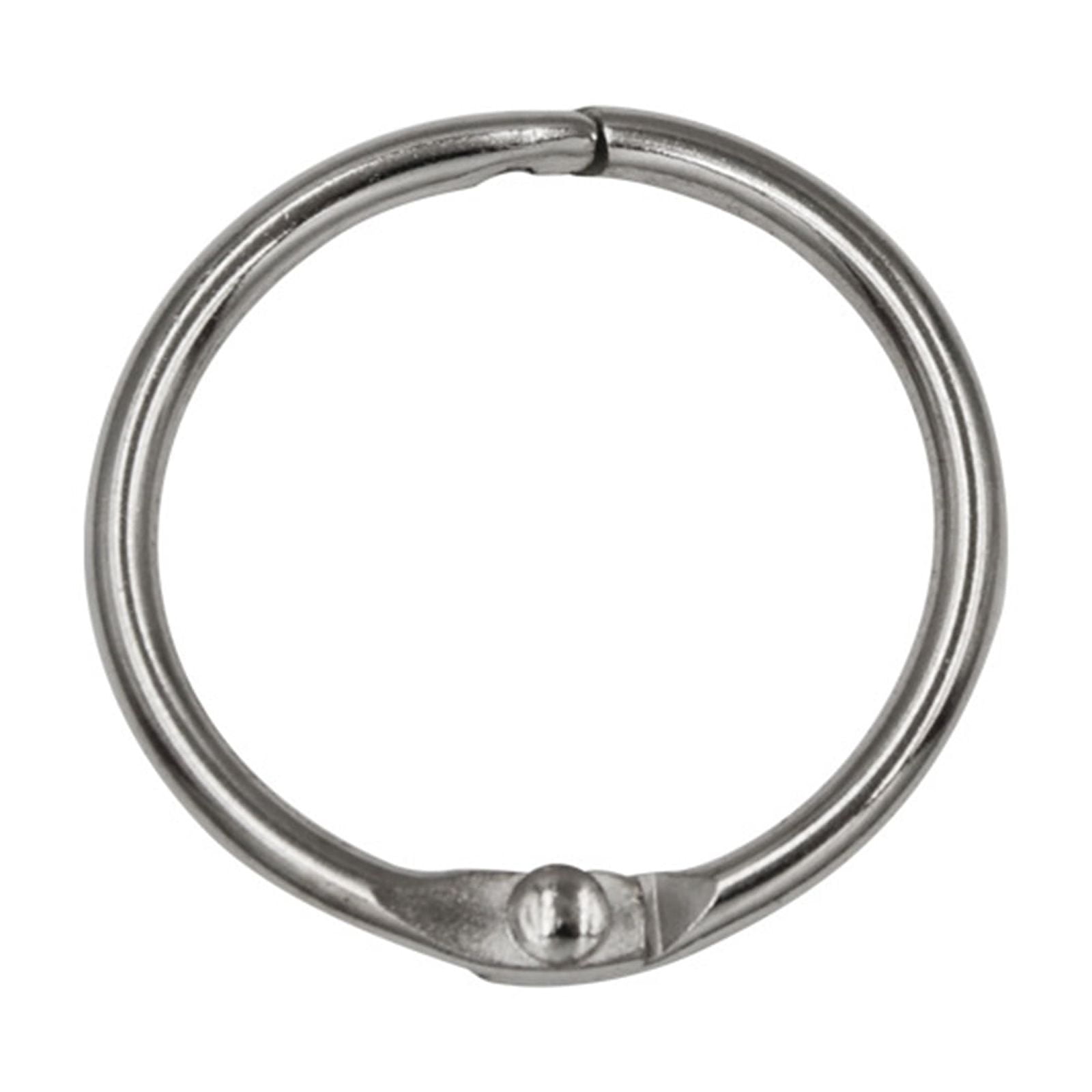 Binder Rings Sturdy Book Rings-Loose Binder Rings for Index-Cards and ...