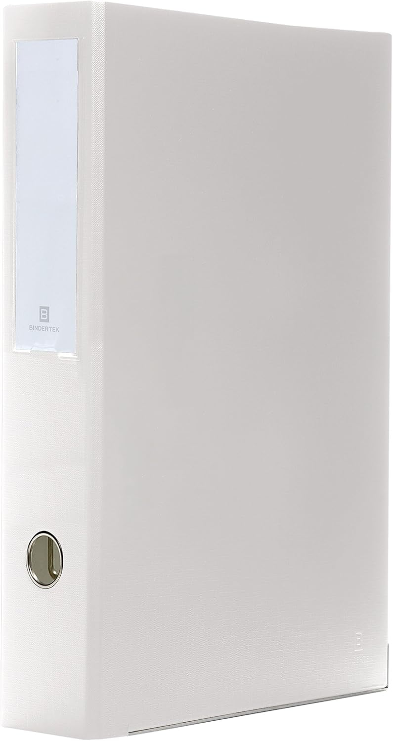 Bindertek 3-Ring Premium Legal Binder for 8.5" x 14" Paper - White, 2 ...