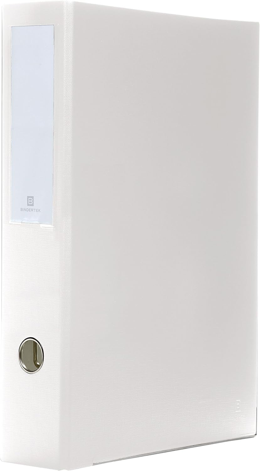 Bindertek 3-Ring Premium Legal Binder for 8.5" x 14" Paper - White, 3 ...